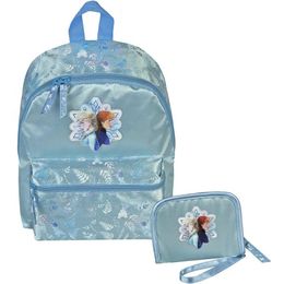 Scooli Kinderrucksack Frozen (Set, 2-tlg), blau