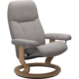 stressless® Relaxsessel Consul, mit Classic Base, Größe M, Gestell Eiche, grau