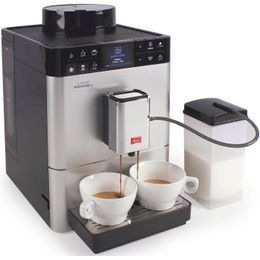 Melitta Kaffeevollautomat Passione® One Touch F53/1-101, silber, One Touch Funktion, tassengenau frisch gemahlene Bohnen, silberfarben