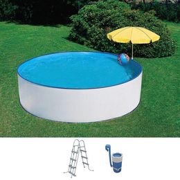 summer fun Rundpool (Set), 3-tlg., ØxH: 360x90 cm, weiß