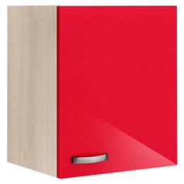 Optifit Hängeschrank Faro, mit Metallgriff, Breite 50 cm, rot