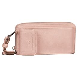 Tom Tailor Geldbörse ELA Long zip wallet XL, mit geräumigem Außenfach, rosa