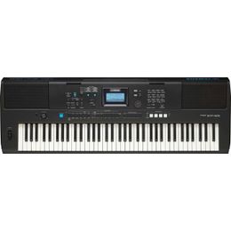 Yamaha Home-Keyboard PSR-EW425, mit Netzteil und Notenhalter, schwarz