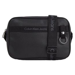 Calvin Klein Jeans Mini Bag ULTRALIGHT DBLZIPCAMERA BAG26 PU, in dezentem Stil, schwarz