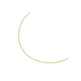 Smart Jewel Collier elegante Kugelkette, Silber 925, goldfarben