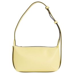 Calvin Klein Jeans Schultertasche ULTRALIGHT SHOULDER BAG22 PU, in schlichtem Stil Handtasche Damen Umhängetasche Tasche Damen, gelb