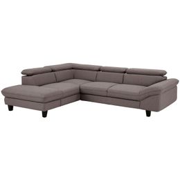 Home Affaire Ecksofa Pilot L-Form, braun