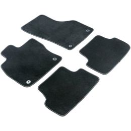 WALSER Passform-Fußmatten Premium (4 St), für Mazda 6 Kombi 08/2012-Heute, schwarz