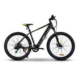 Jeep E-Bikes E-Bike MHR 7000, 7 Gang, Kettenschaltung, Heckmotor, (mit Akku-Ladegerät), Pedelec, Elektrofahrrad für Damen u. Herren, MTB, Mountainbike, schwarz