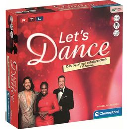 Clementoni® Spiel, Gesellschaftsspiel Let's Dance, Made in Europe; FSC® - schützt Wald - weltweit, rot