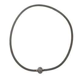 Vivance Collier crystal ball, grau