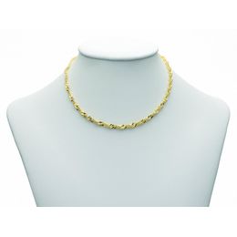 Adelia´s Adelia´s Goldkette 333 Gold Singapur Halskette 45 cm Ø 3,4 mm, Goldschmuck für Damen, goldfarben