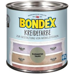 BONDEX Kreidefarbe KREIDEFARBE, zur Gestaltung von Möbelstücken, 0,5 l, grau