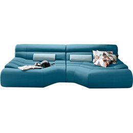 Trendmanufaktur Big-Sofa, blau|grün