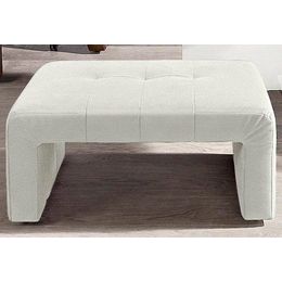 exxpo - sofa fashion Polsterhocker, Breite 100 cm, weiß