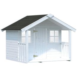 Palmako Spielhaus Felix 1,9 m², mit Terrasse, beige|weiß