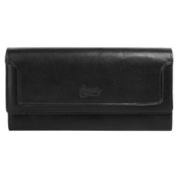 XZONE X-Zone Brieftasche, echt Leder, schwarz