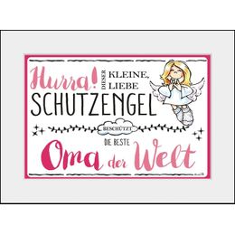 queence Bild Schutzengel Oma, Engel (1 St), rosa