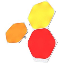 NANOLEAF LED Panel Shapes Hexagons, Dimmfunktion, LED fest integriert, Farbwechsler, bunt|weiß