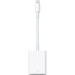 Apple Lightning to SD Card Camera Reader Smartphone-Kabel, Lightning, SD-Cardreader, weiß