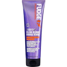 Fudge Haarshampoo Everyday Clean Blonde Damage Rewind Shampoo, lila