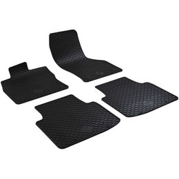 WALSER Passform-Fußmatten (4 St), für VW Arteon Schrägheck, für VW Arteon 04/2017-Heute, schwarz