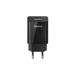 Hama USB-Ladegerät, 2-fach, 5V/10,5W USB-Ladeadapter USB-Ladegerät, schwarz