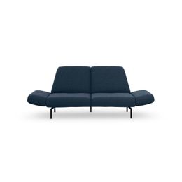 DOMO collection 2,5-Sitzer Avellino, mit Arm- und Rückenfunktion, blau