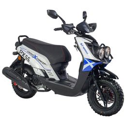 Gt Union Motorroller PX 55 Cross-Concept, 50 ccm, 45 km/h, Euro 5, blau|schwarz