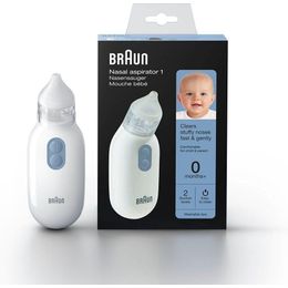 Braun Nasensauger 1 - BNA100EU, Elektrischer Nasensauger für alle Altersgruppen 0+, weiß