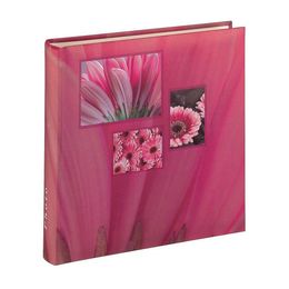 Hama Fotoalbum Singo Jumbo Foto Album 30 x 30 cm, 100 weiße Seiten Pink, rosa