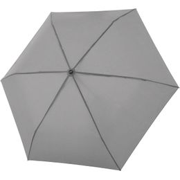 Doppler® Taschenregenschirm Smart close uni, grey, grau