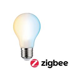 Paulmann LED-Leuchtmittel Zigbee AGL 7 W E27 2.200 - 6.500K TunableWhite, E27, 1 St., Neutralweiß, Tageslichtweiß, Warmweiß, weiß