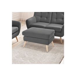 exxpo - sofa fashion Hocker Scandi, grau