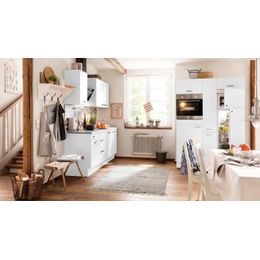 Optifit Küchenzeile Parma, ohne E-Geräte, Breite 360 cm, grau|weiß