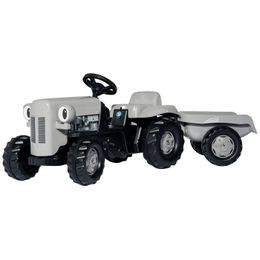 Rolly Toys® Tretfahrzeug Little Grey Fergie, Traktor mit Trailer, grau