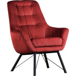 GUTMANN FACTORY Relaxsessel Lola, rot