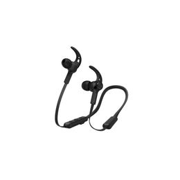 Hama Sport Bluetooth® Kopfhörer 5.0 Schwarz, In Ear, Mikrofon, ultraleicht Bluetooth-Kopfhörer (Freisprechfunktion, Sprachsteuerung, Google Assistant, Siri, A2DP Bluetooth, AVRCP Bluetooth, HFP, Reichweite 10 m, Sprachassistenten, Lautstärkeregler, Rufannahmetaste), schwarz