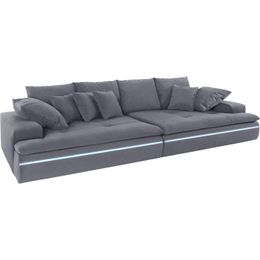 Mr. Couch Big-Sofa Haiti, wahlweise mit Kaltschaum (140kg Belastung/Sitz) und AquaClean-Stoff, grau