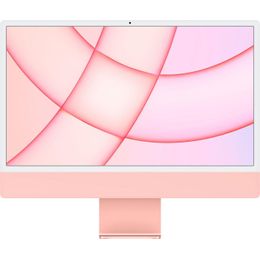 Apple iMac 24" mit 4,5K Retina Display iMac (24 Zoll, Apple M1, 8 GB RAM, 512 GB SSD), rosa