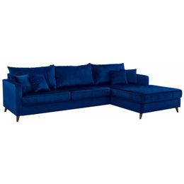 Guido Maria Kretschmer Home & Living Guido Maria Kretschmer Home&Living Ecksofa Renesse, lose Kissen, Keder an Sitzkissen, blau