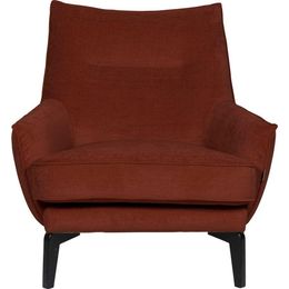 furninova Loungesessel Willow, bequemer Loungesessel im skandinavischen Design, rot