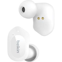 Belkin SOUNDFORM Play - True Wireless In-Ear Kopfhörer wireless Kopfhörer (Maximaler Schalldruckpegel: 98 dB), weiß