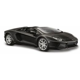 Maisto® Sammlerauto Dull Black Collection, Lamborghini Aventador LP-700-4 Roadster, 1:24, Maßstab 1:24, aus Metallspritzguss, schwarz