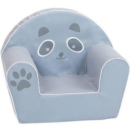 KNORRTOYS® Sessel Panda Luan, für Kinder; Made in Europe, blau