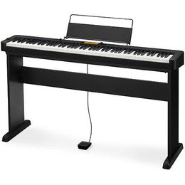 Casio Digitalpiano CDP-S360BK, (Set), mit Stativ und Pedal, schwarz