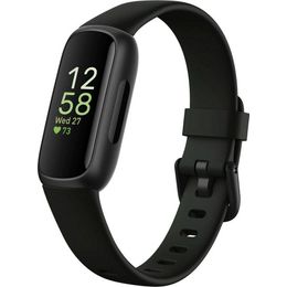 fitbit by Google Inspire 3 Gesundheits- und Fitness-Tracker Fitnessband (FitbitOS5), inklusive Fitbit Premium Mitgliedschaft 6 Monate, schwarz