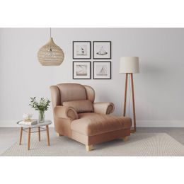 Home Affaire Loveseat Loveseat Queenie (1-St), mit softem, weichem Sitzkomfort, zeitloses Design, inkl. Zierkissen, rosa