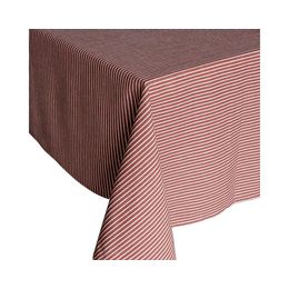 Laura Ashley Tischdecke Streifen (1-tlg), rot