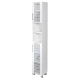 HELD MÖBEL HELD MÖBEL Seitenschrank Jaca Breite 30 cm, mit MDF Hochglanz-Fronten, weiß